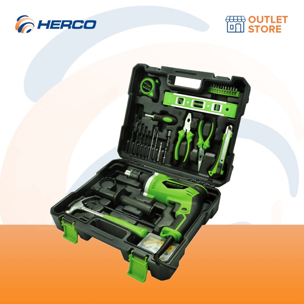 Greenfield Impact Drill 600W Tool Kit (33 pcs tool kit) - Minimal ...