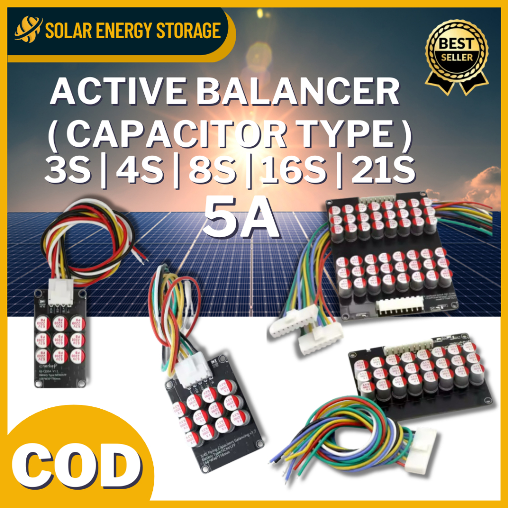 ACTIVE BALANCER 3S / 4S / 8S / 16S / 20S 5A CAPACITOR TYPE for Lifepo4 ...