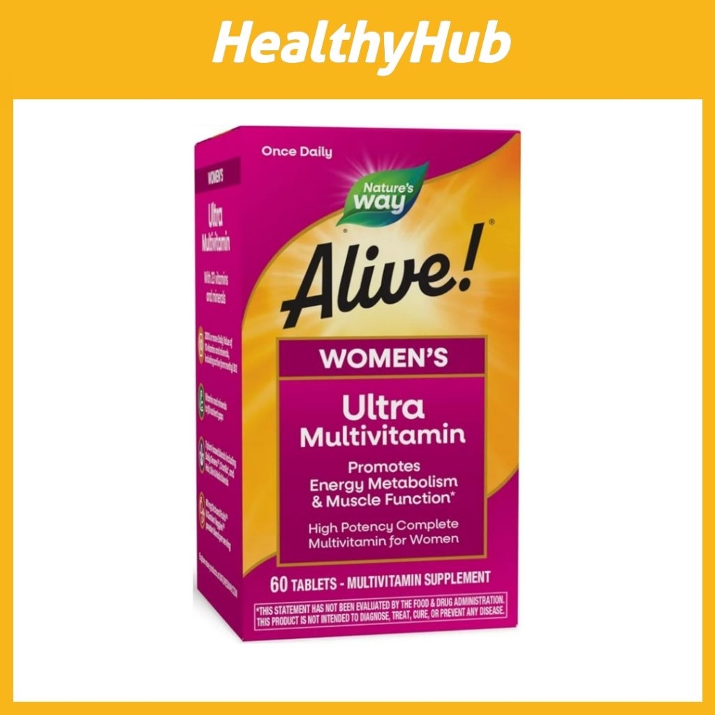 Nature's Way Alive! Women's Ultra Potency Complete Multivitamin, 60 ...