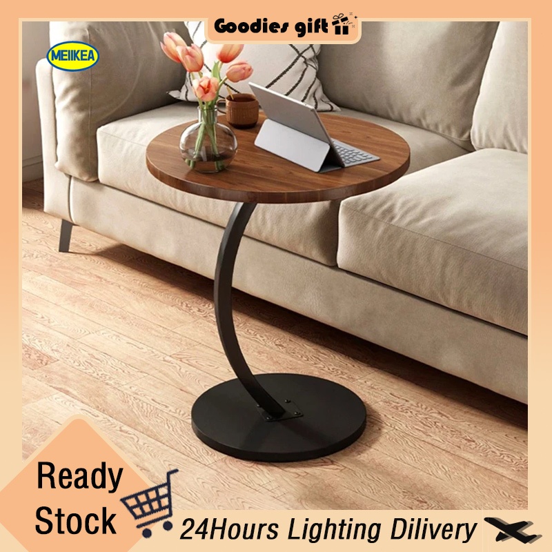 Simple Tea Table Round Small Table Nordic Coffee Table Living Room Sofa ...
