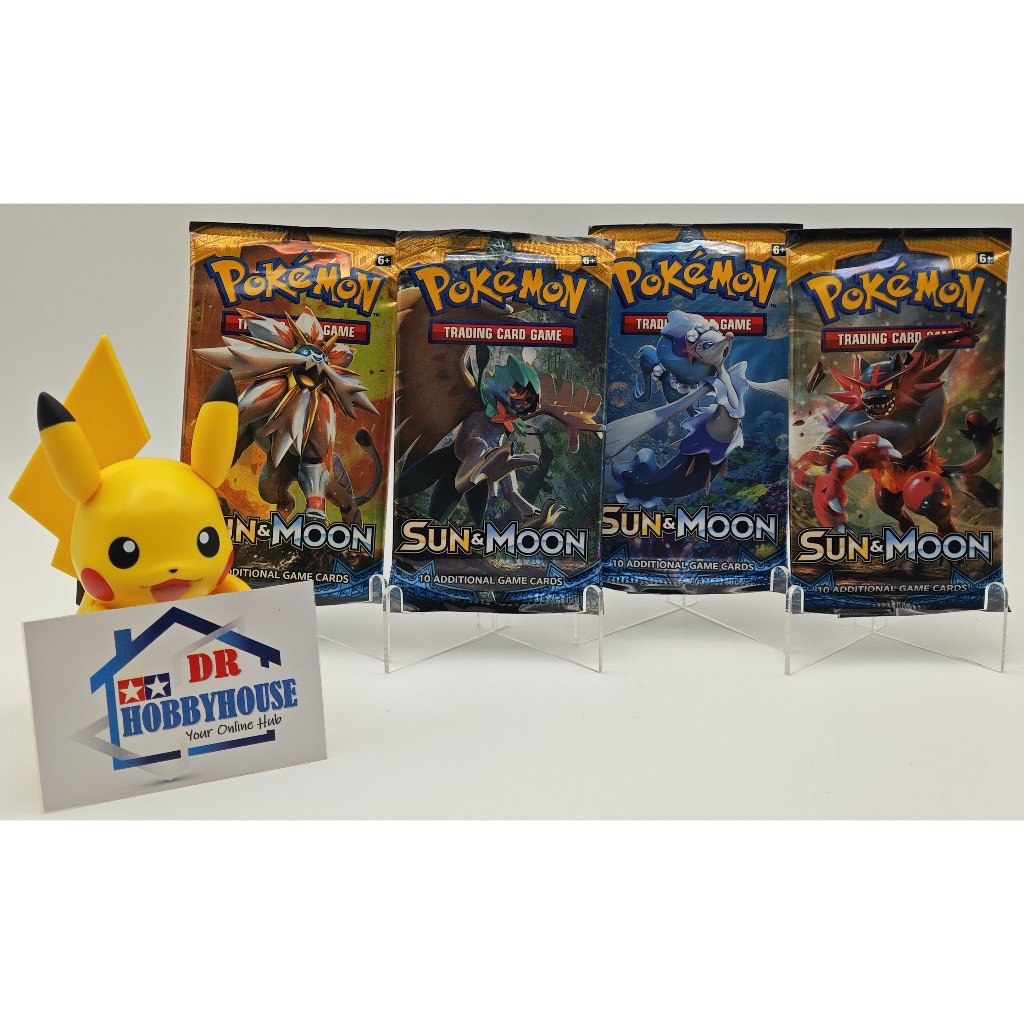 Pokemon TCG Sun and Moon Base Set Booster Packs (1 Booster Pack ...