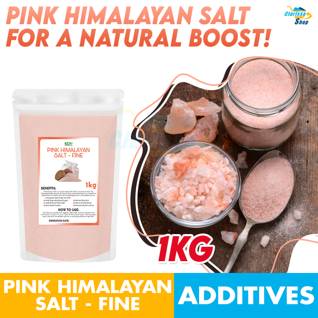 HIMALAYAN PINK SALT (FINE) — Salt Substitute, Seasoning | Shopee ...