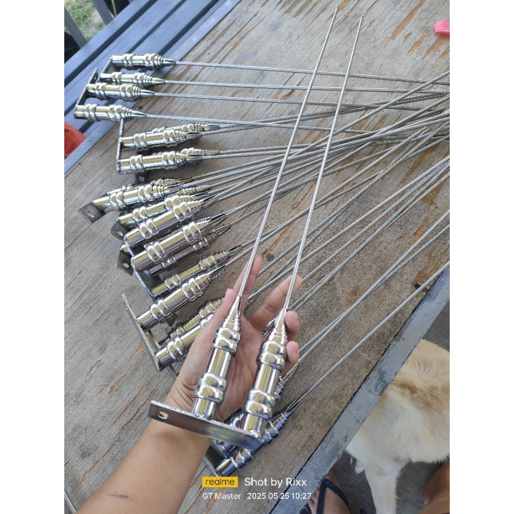 DOUBLE TYPE STAINLESS SIDE ANTENNA for TRICYCLE | 2ft | Shopee Philippines