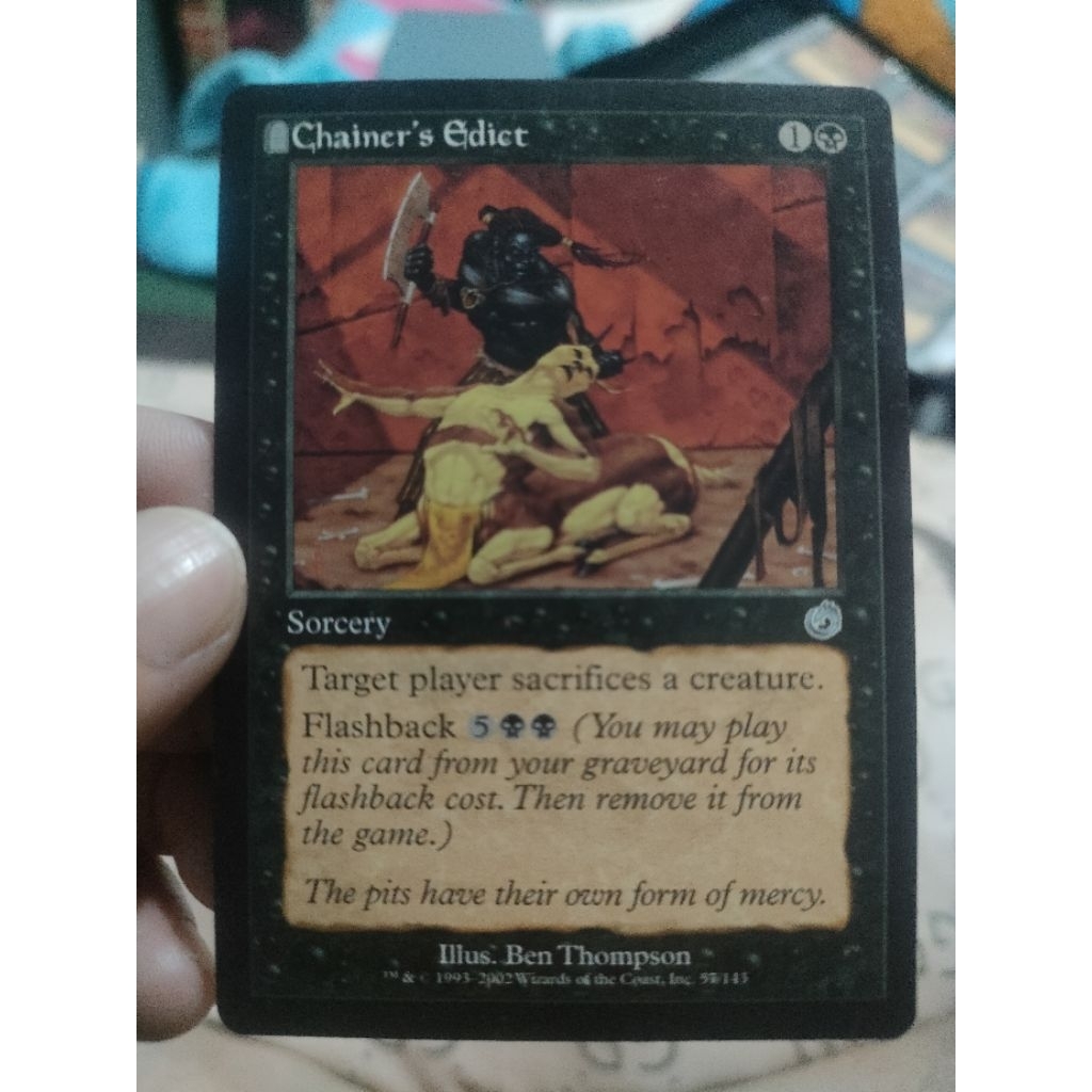 Chainer's Edict MTG card Torment expansion | Shopee Philippines