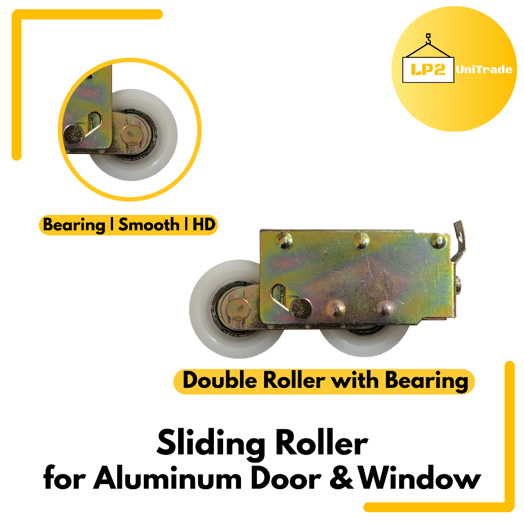 SD Section Sliding Roller for Aluminum Windows & Doors – Nylon Bearing ...