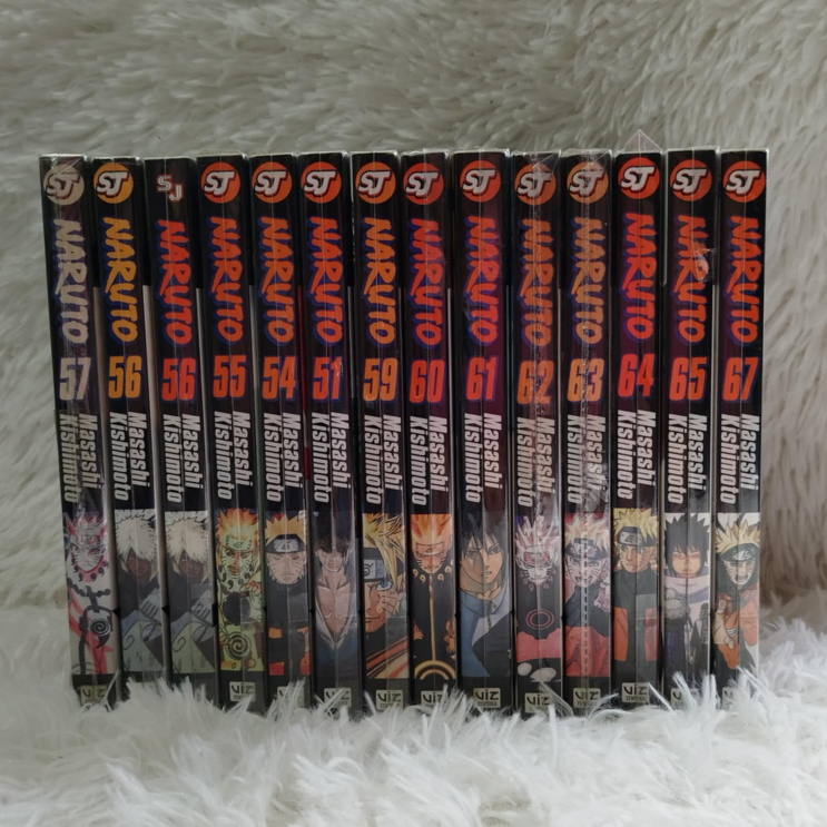 Naruto Volumes 49 - 72 Manga by Masashi Kishimoto, English, Viz Media, Shonen Jump, Preloved ...