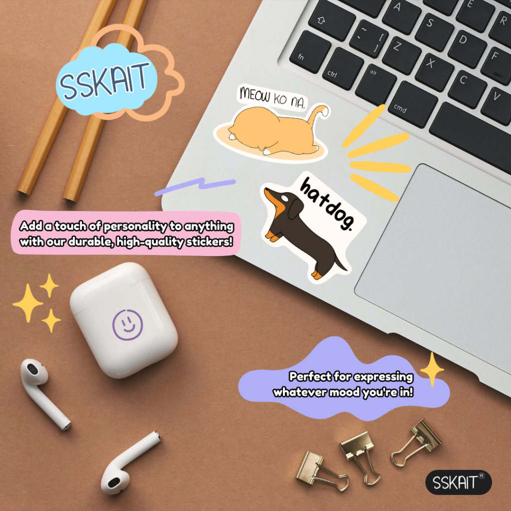 SSKAIT Kabaklaan Funny Mood Waterproof Die cut Sticker | Shopee Philippines