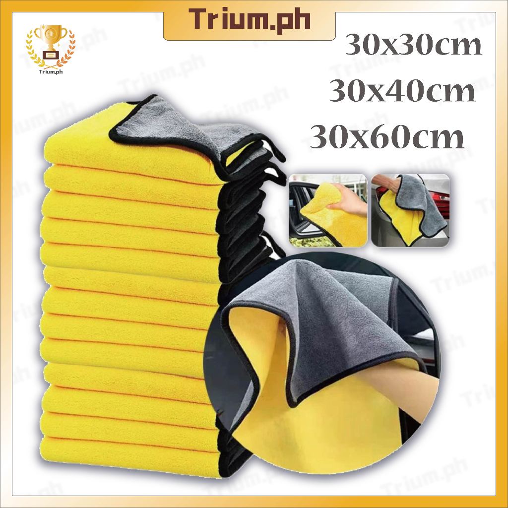 Car Washing Microfiber Towel 30x30/30x40/30x60 Absorbent Car Wash ...