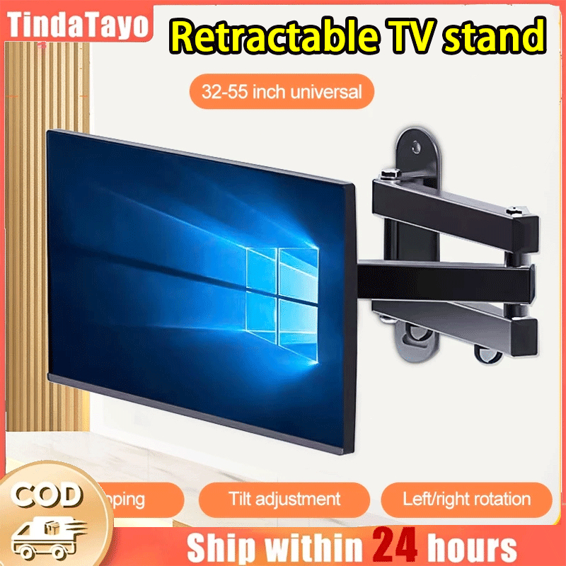 6 Arms TV Mount 32-65 inch Screen For TV Wall Stand Full Motion Swivel ...