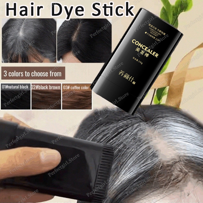 Hair Dye Stick Waterproof Plant Hair Dye Comb Multifunctional Covering ...