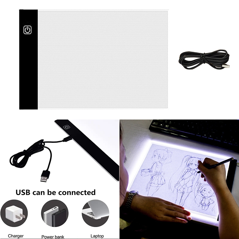 JLIFE LED Light Pad A4 Drawing Pad | Copy Board Light Drawing ...