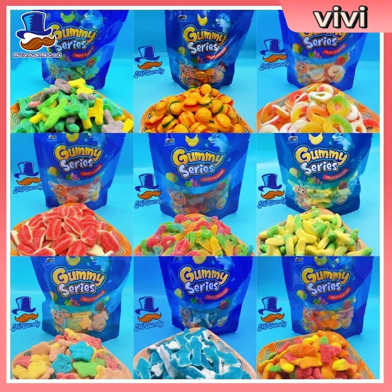 COD 250g/Gummy candy/Juice Gummies/Candy Wholesale/Q-pop children's snacks party candy | Shopee ...
