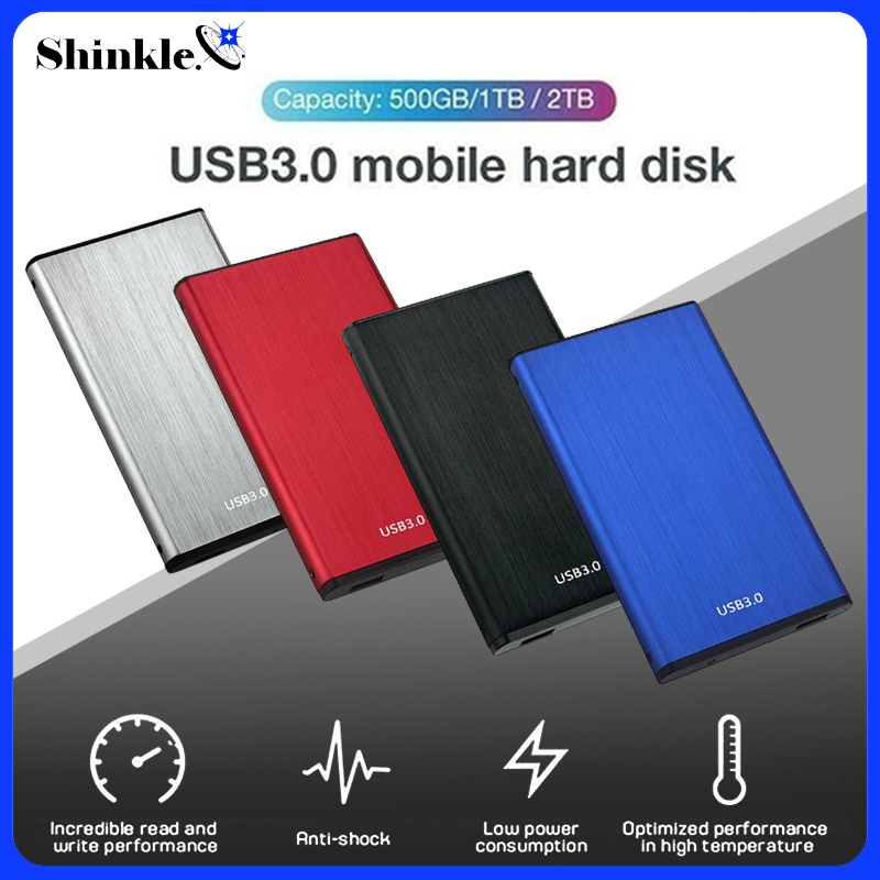 Shinkle [Local Ship] 2TB 1TB External Hard Drive USB 3.0 Hard Drive ...