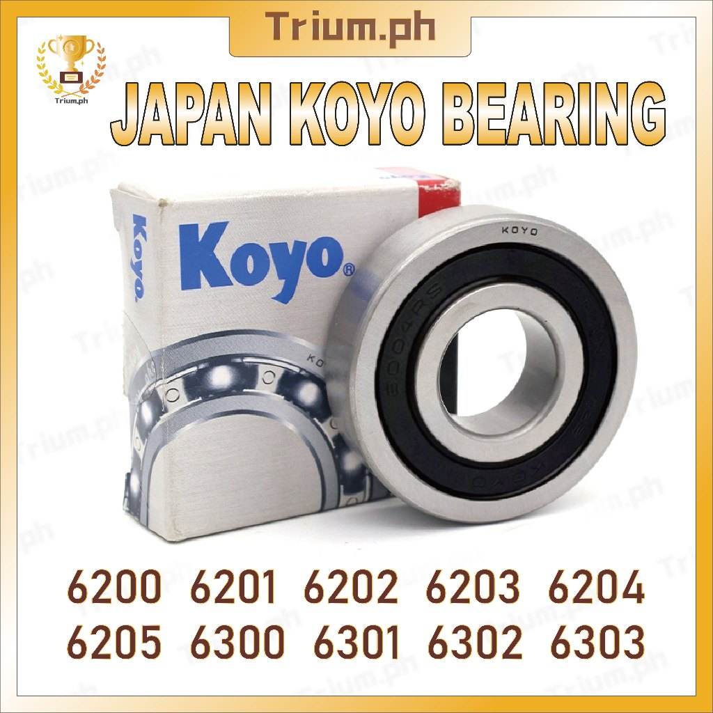 Koyo Bearings JAPAN All size 6200/6201/6202/6203/6204/6205/6300/6301/6302/6303 | Shopee Philippines