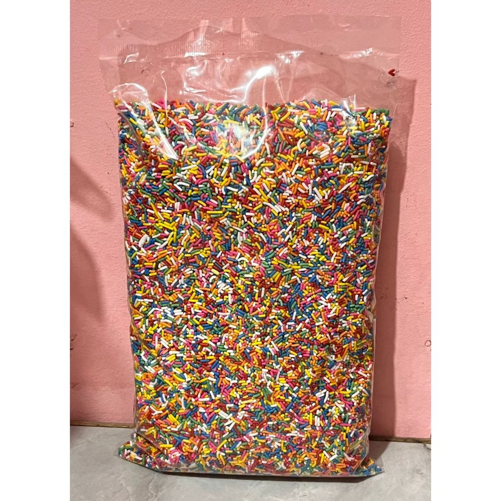 MAGIC CANDY RAINBOW SPRINKLES (1 KG) CAKE TOPPINGS / CUPCAKE / SPRINKLE ...