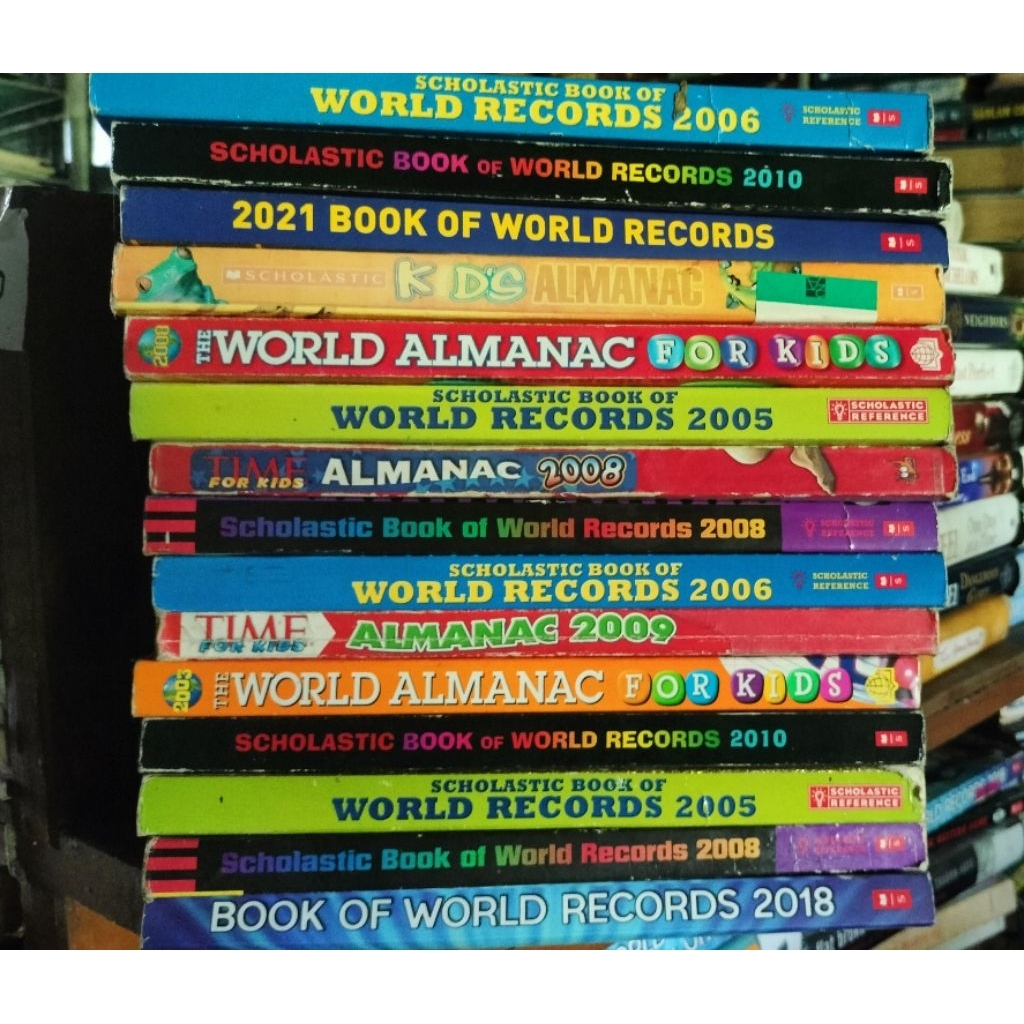 World Record/Almanac 15 pcs for P1600 | Shopee Philippines