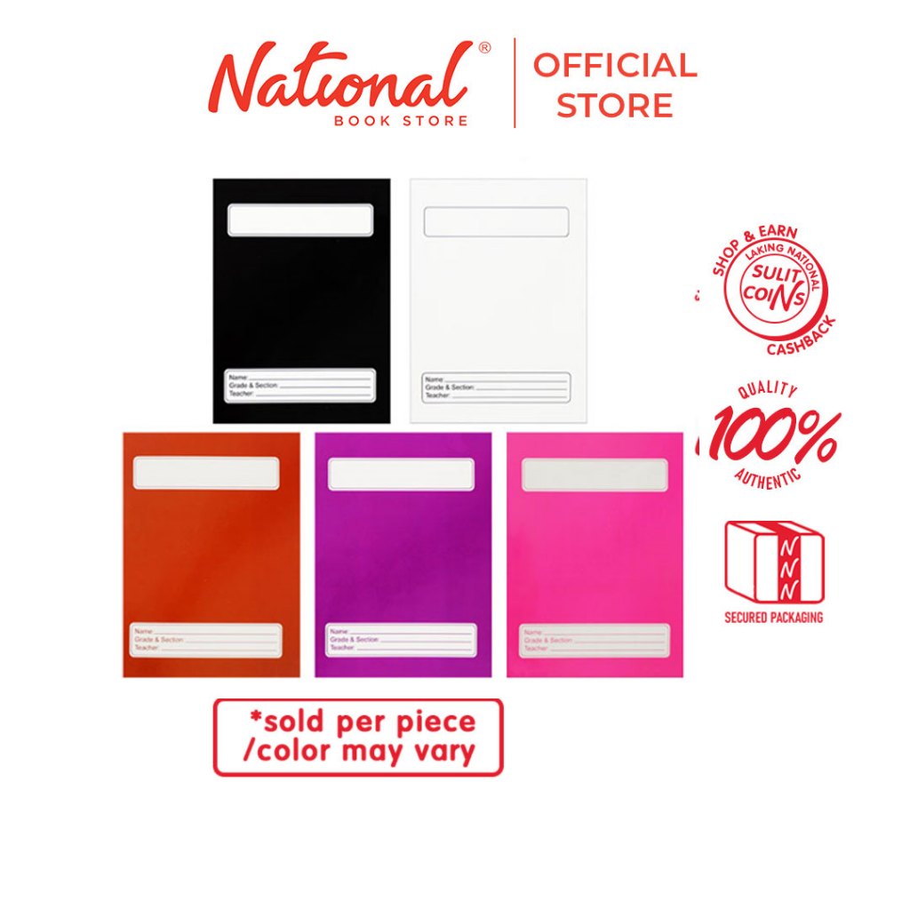 Seven Notes Writing Notebook Color Coded 80 Sheets 5.875x7.875 inches ...