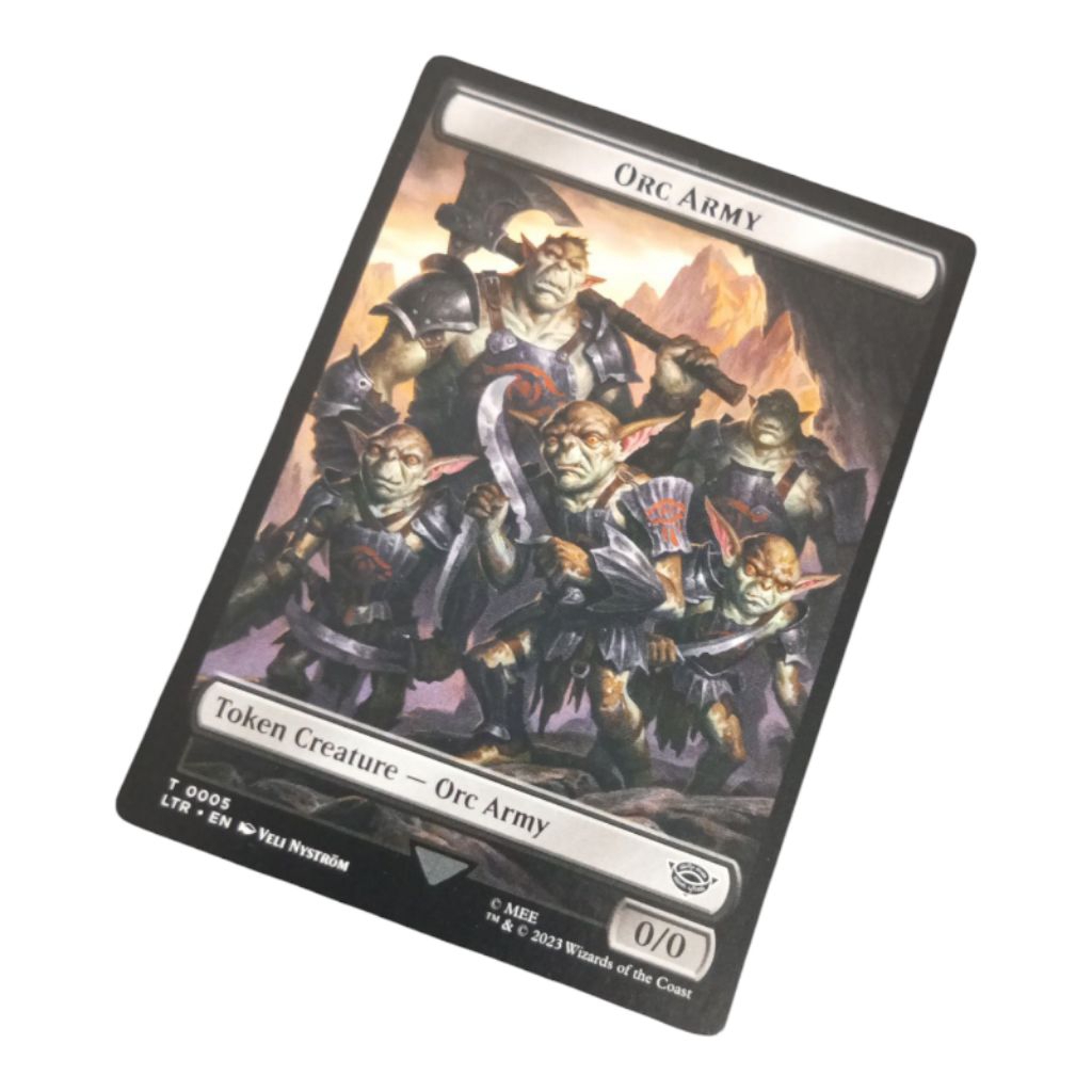 MTG Card ORC ARMY Token Creature Magic the Gathering Trading Card Game ...