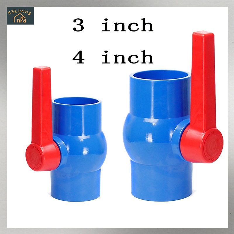 3inch/4inch Blue PVC PLASTIC Ball Valves Plain Blue Gate Valve /Shower ...