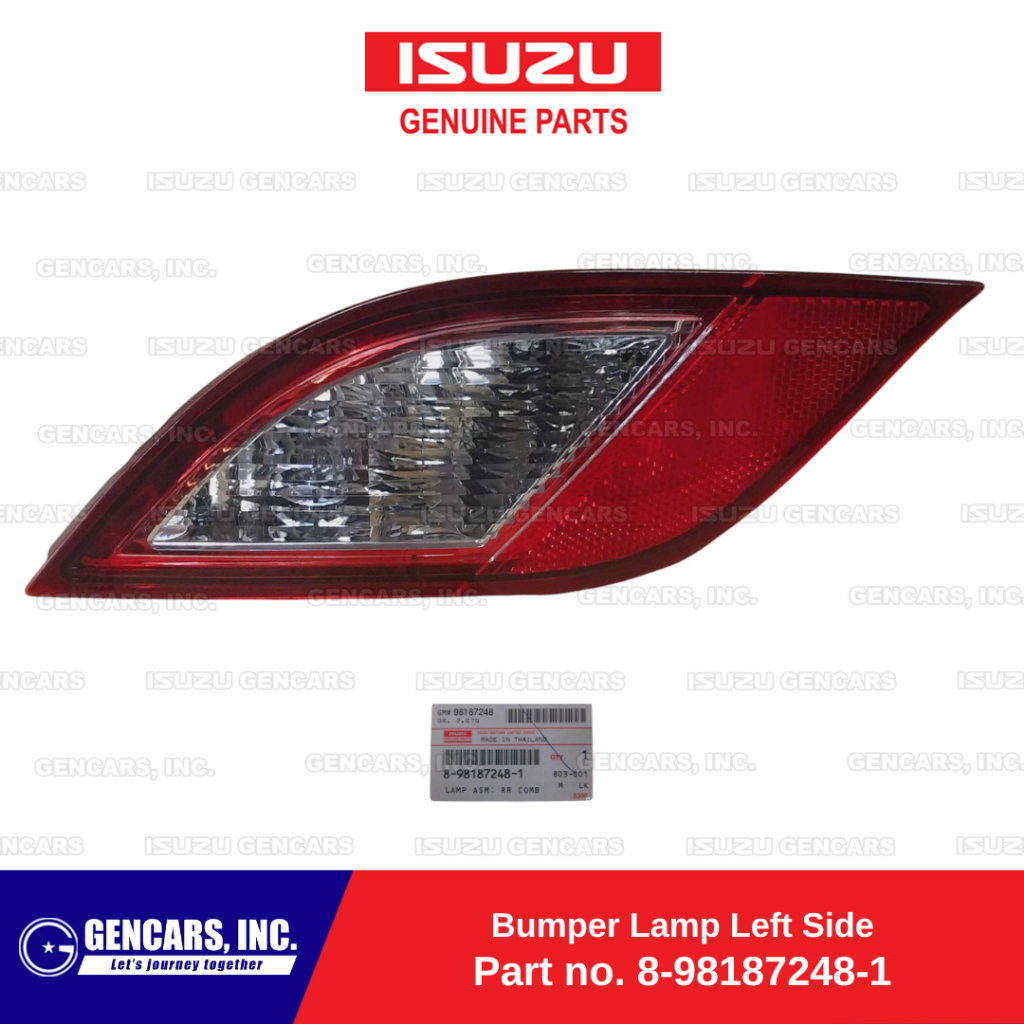 Isuzu Bumper Lamp Left Side for Mux 2015-2019 (8981872481) (Genuine ...