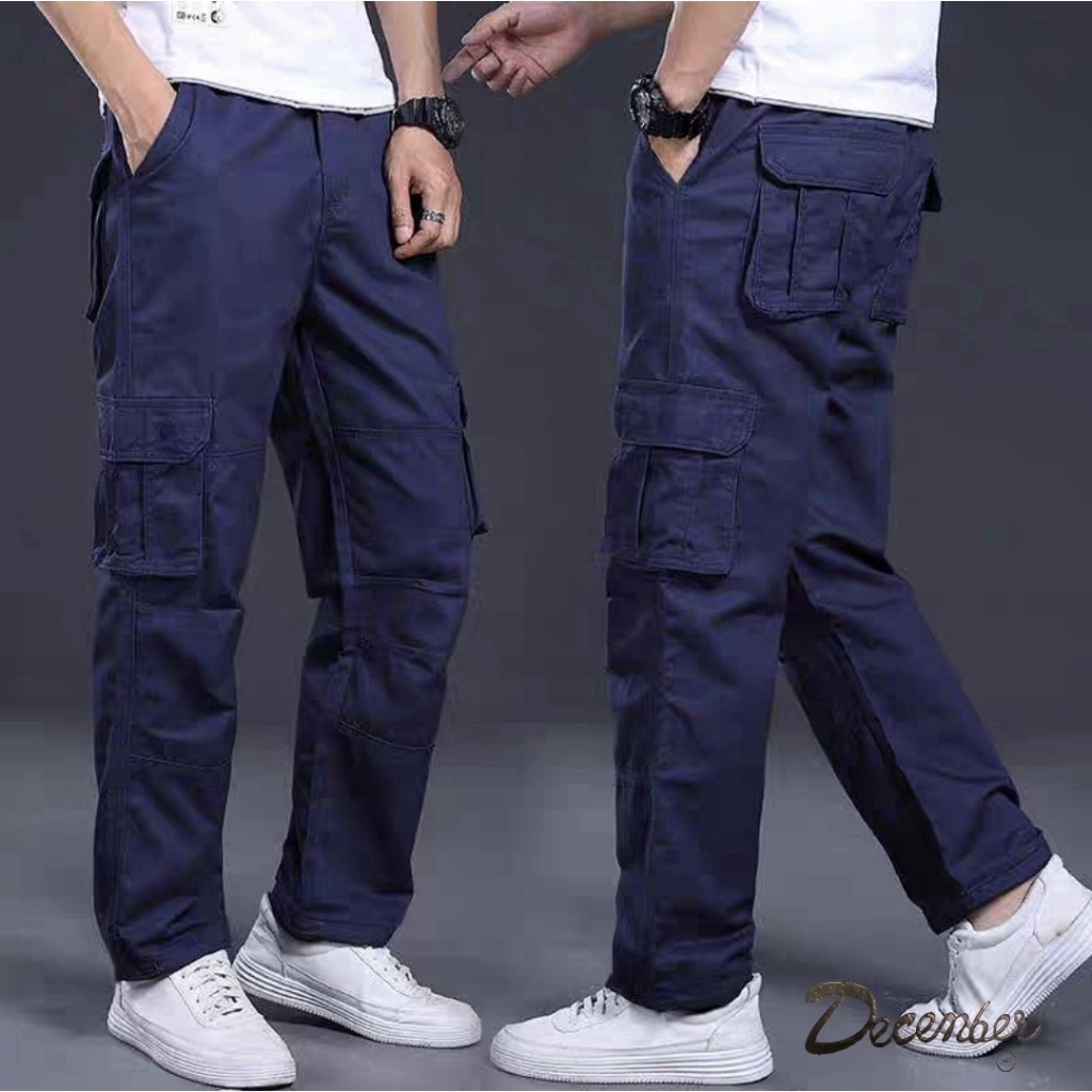 DECEMBERPANTS 6 POCKET CARGO PANTS FOR MEN | Shopee Philippines