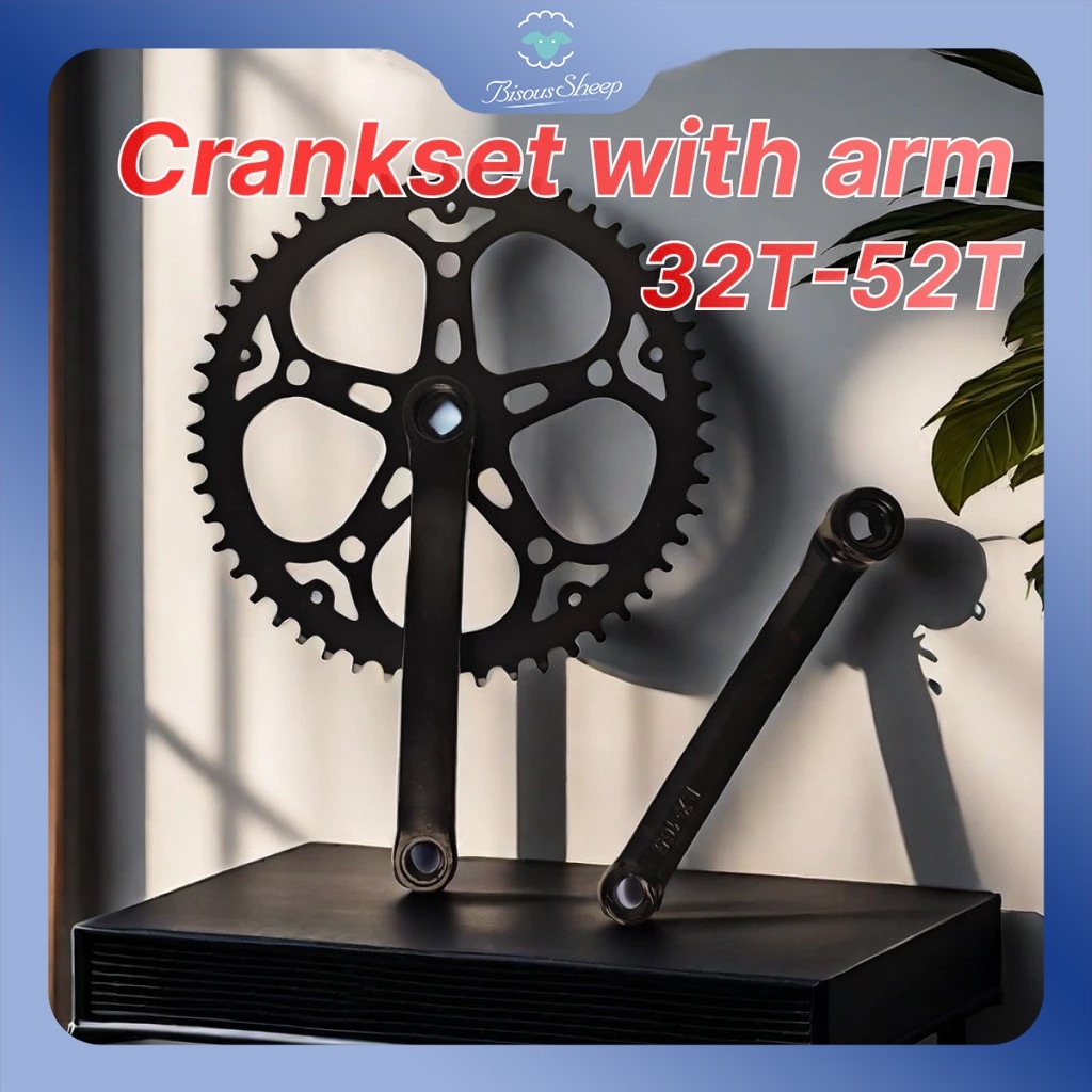 Crankset Mountain Bike with Crank Arm 32/34/36/40 Teeth 165mm Sprocket ...