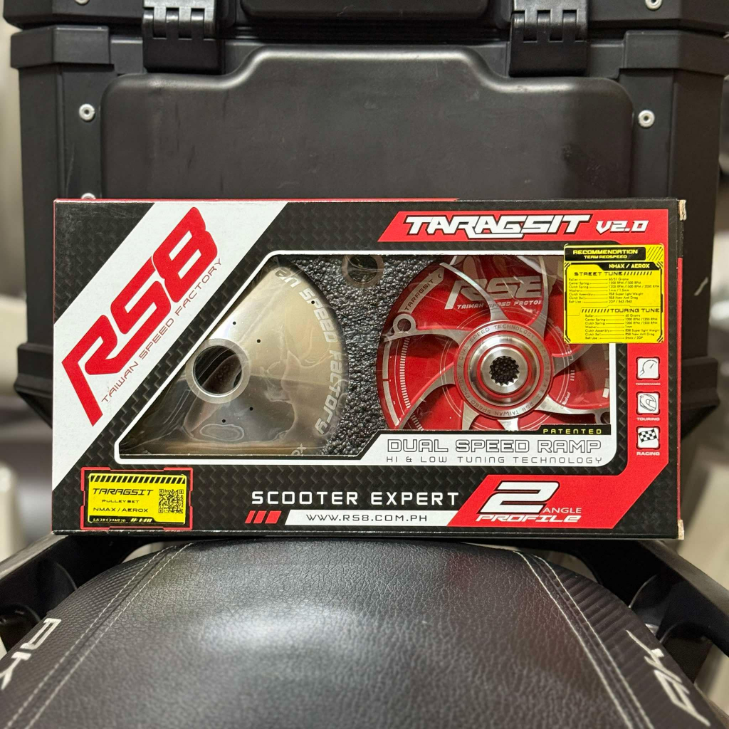 RS8 PULLEY SET V4.2 NMAX AEROX CLICK ADV PCX MIO125 SPORTY BEATFI ...