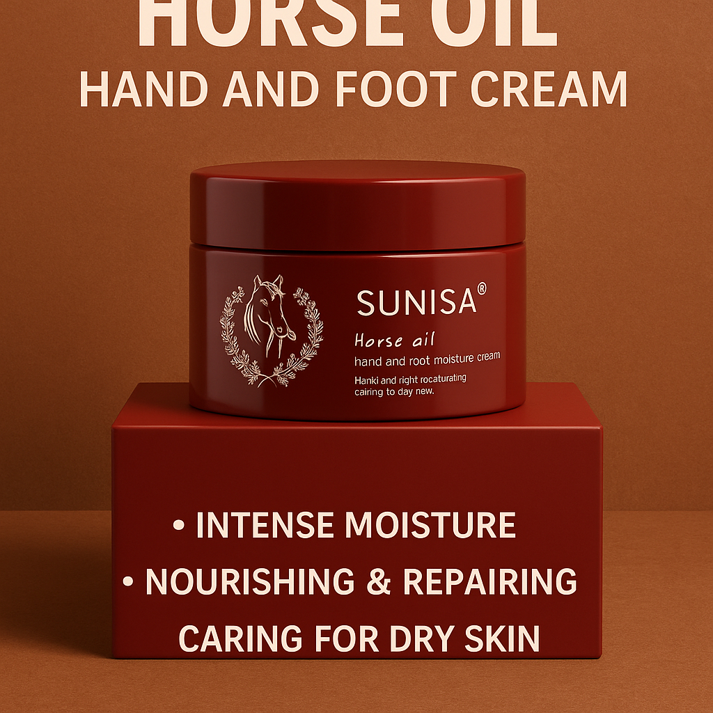 SUNISA Horse Oil Cream – Deep Moisturizing & Repair for Dry Hands and ...