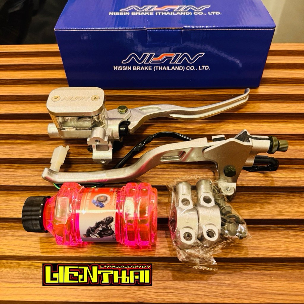 Brake Master Nissin Master Pump and Clutch Set Silver w/ Free Fluid ...