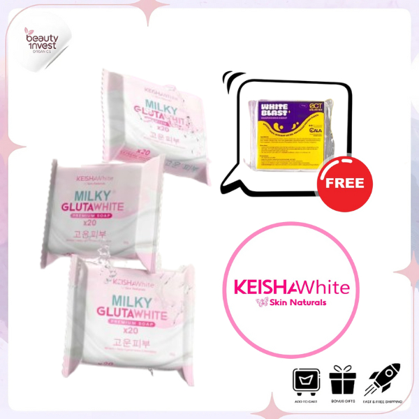 Keisha White Milky Gluta White X20 Extreme Whitening Soap (PER PIECE ...