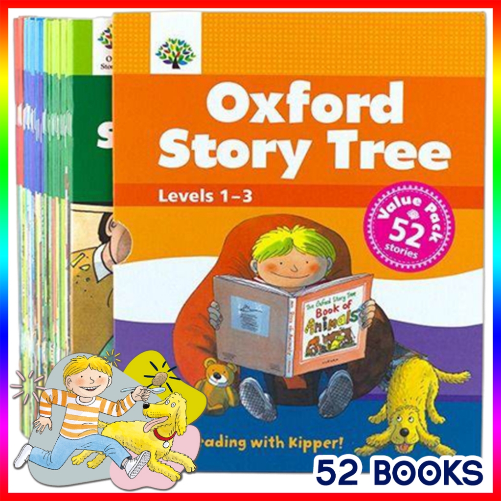 52 Books/Set Oxford Tree Story Levels 1-3 English Reading Picture Book ...