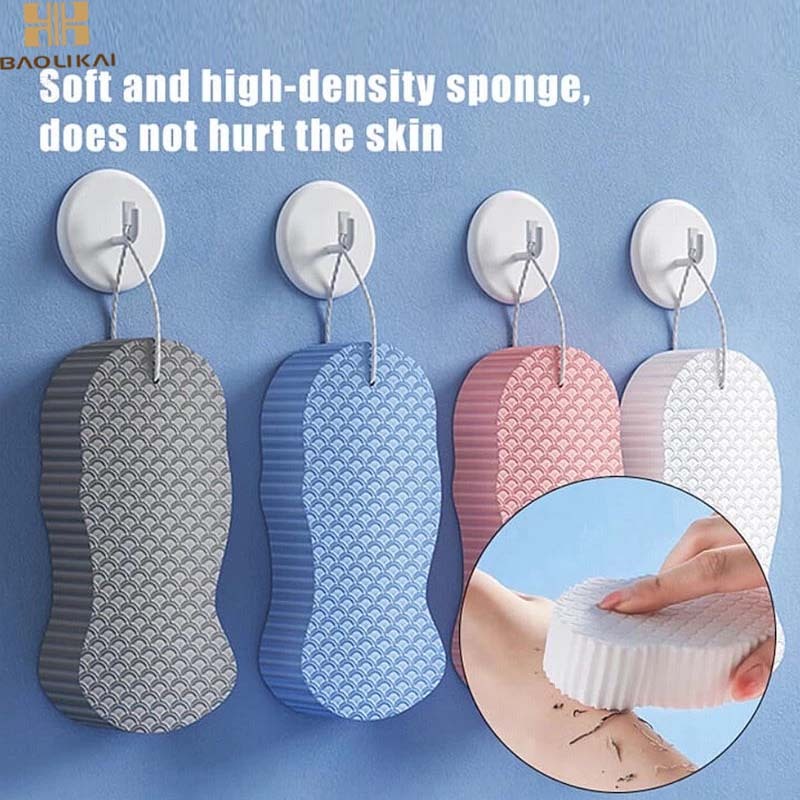 Exfoliante Soft Sponge Body Scrubber for Baby Adults Bath Exfoliating ...