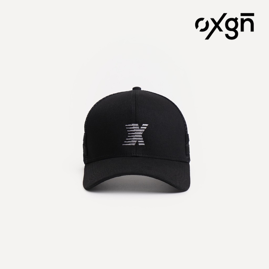 OXGN X Trucker Cap For Men And Women (Black/Navy Blue) | Shopee Philippines