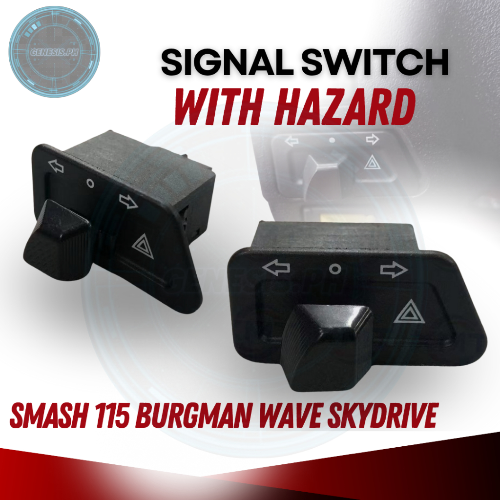 Genesis Motorcycle Signal Light Switch With Hazard For Smash Wave ...