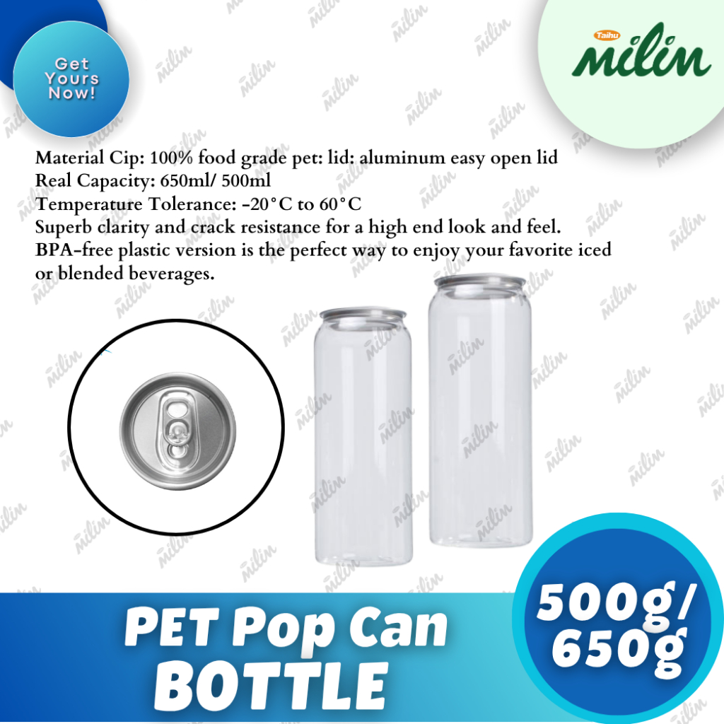 PET Pop Soda Can 650ml/500ml/ PET Pop Can / Plastic Pop Can Sealable ...