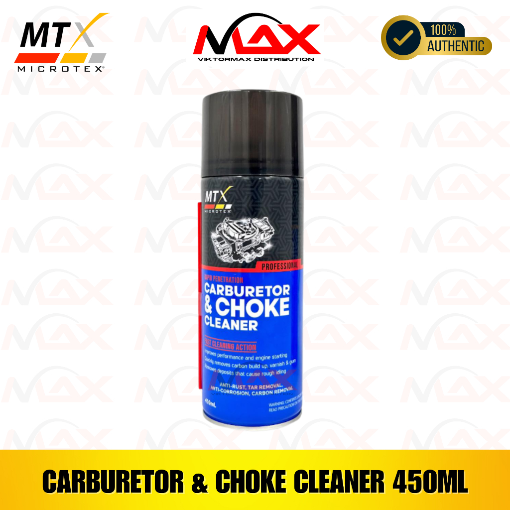 Microtex CARBURETOR & CHOKE CLEANER 450ML | Shopee Philippines