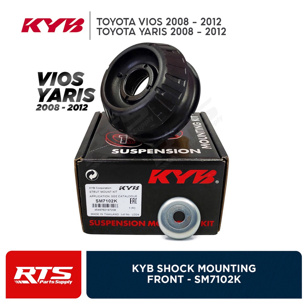 KYB Front Shock Mounting Toyota Vios 2008 - 2012 Gen 2 Batman with ...