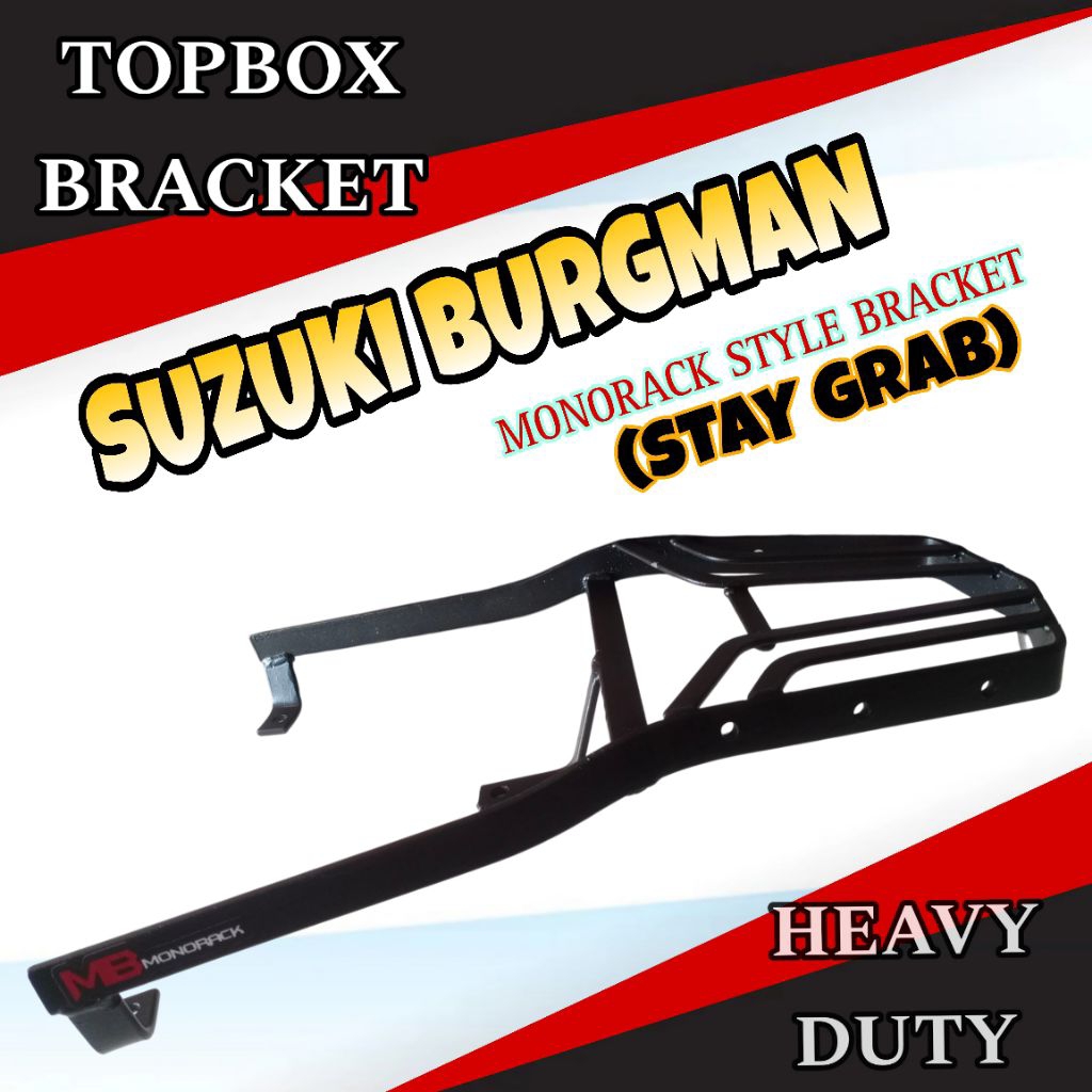 Suzuki Burgman monorack topbox bracket | Shopee Philippines