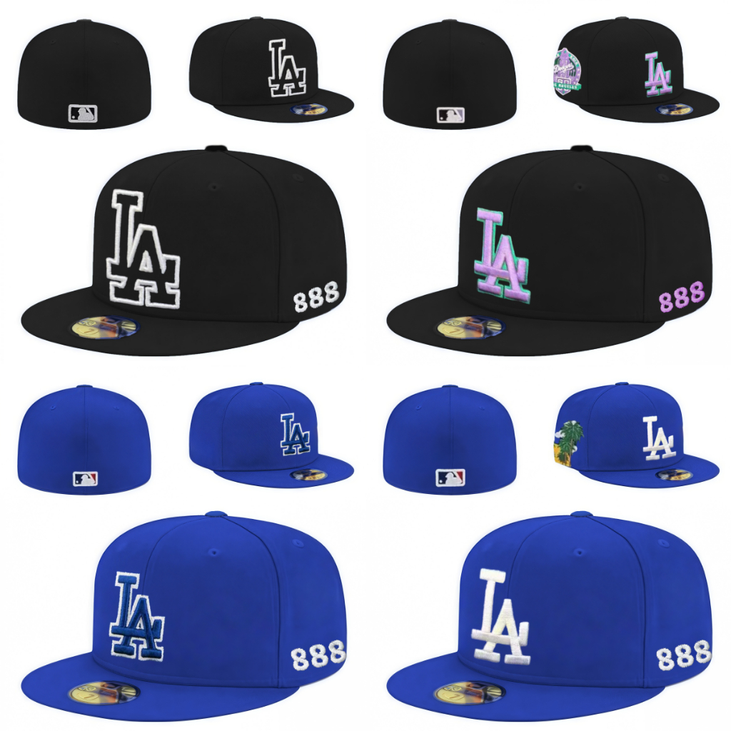 【COD】LA Dodgers close cap for men no adjustable cap Basketball Cap ...