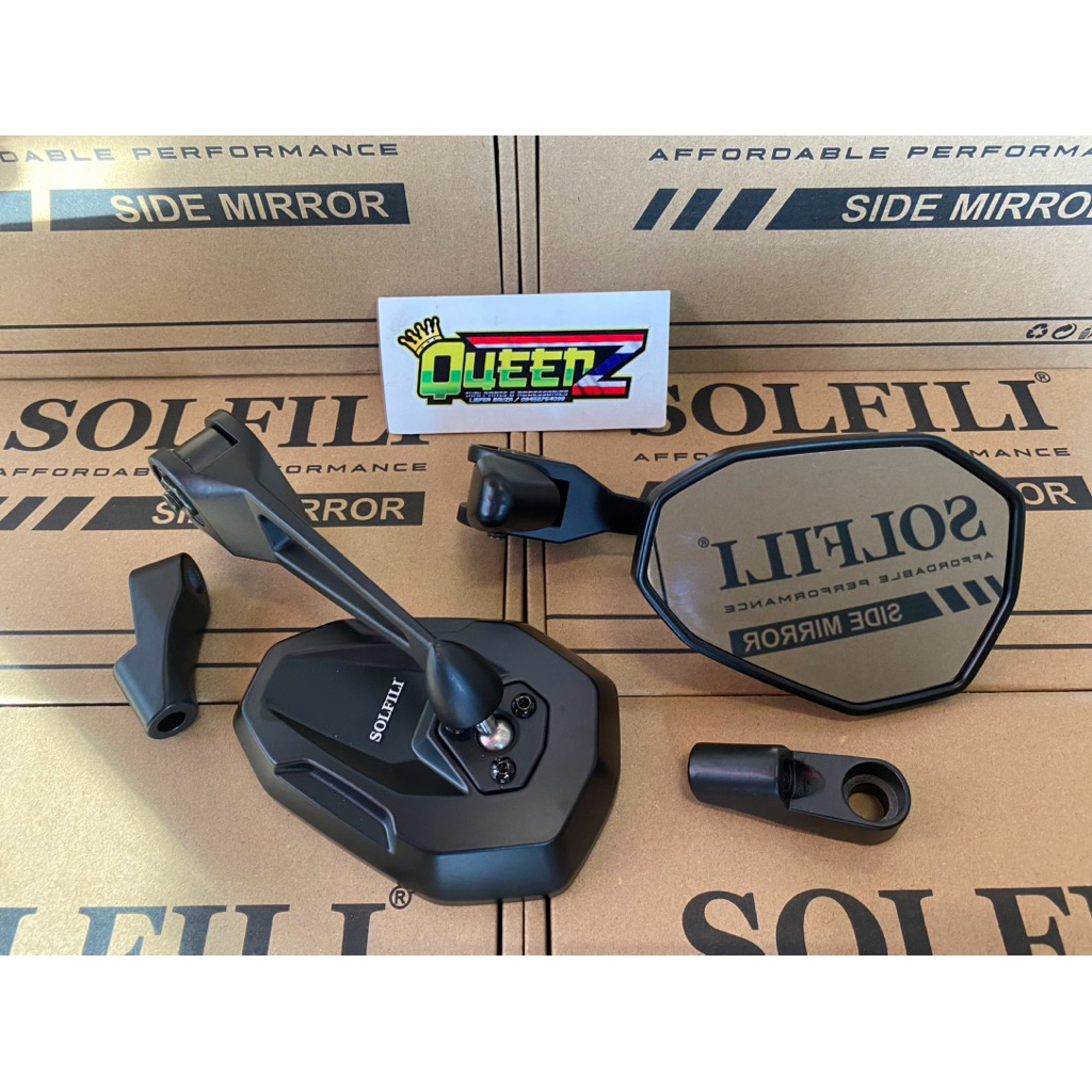 Solfili Side Mirror VIS-01 Series Universal (360• Adjustable Angle ...