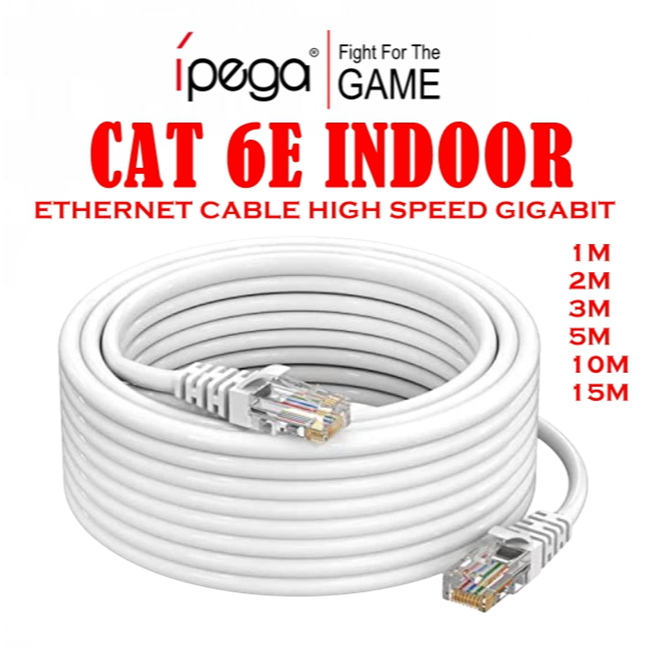CAT6E 1M 2M 3M 5M 10M 15M RJ45 Lan Cable Indoor UTP Ethernet Cable ...
