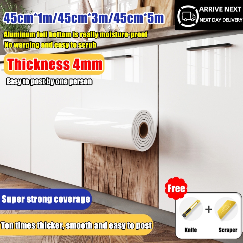 pvc Self Adhesive Marble Wallpaper Waterproof Oil-Proof Wall Stickers Table renovation ...