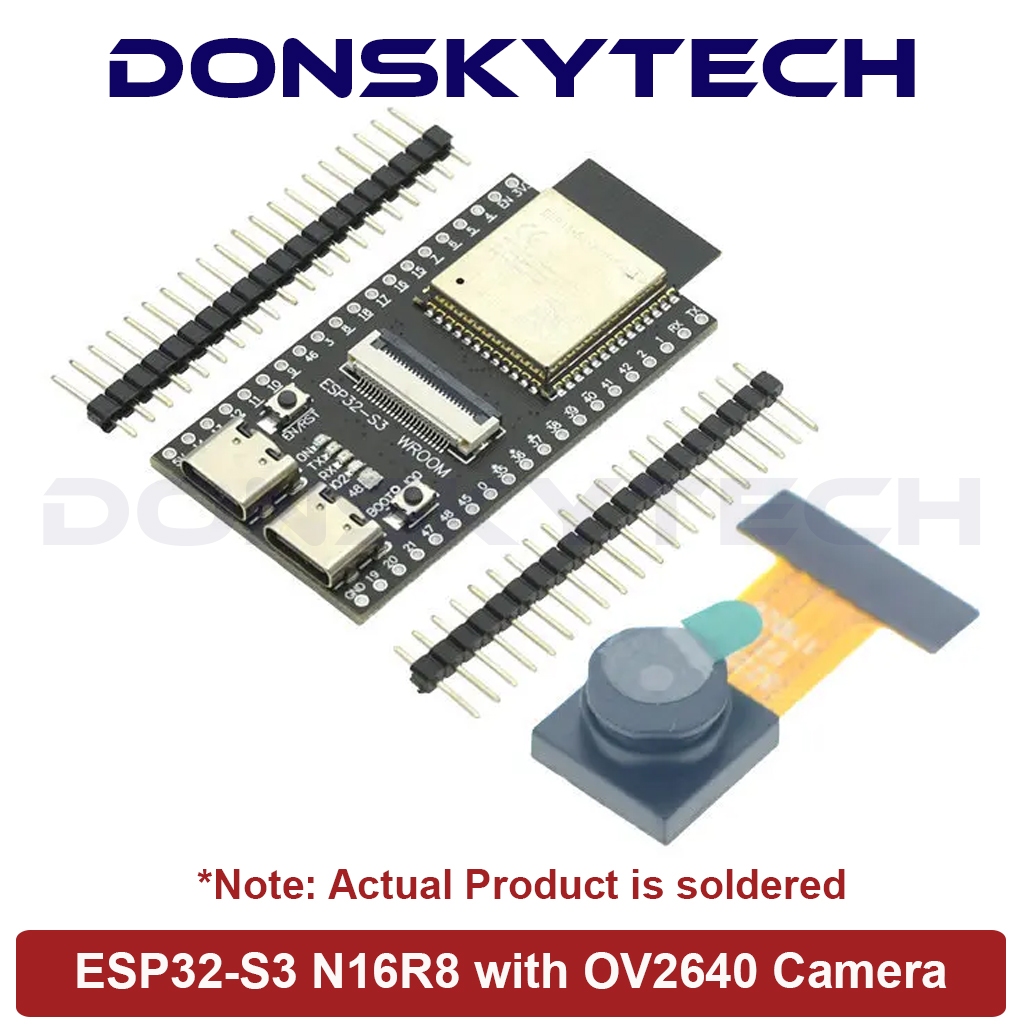Soldered ESP32-S3 Cam / ESP32-S3 N16R8 with OV2640 Camera | Shopee Philippines
