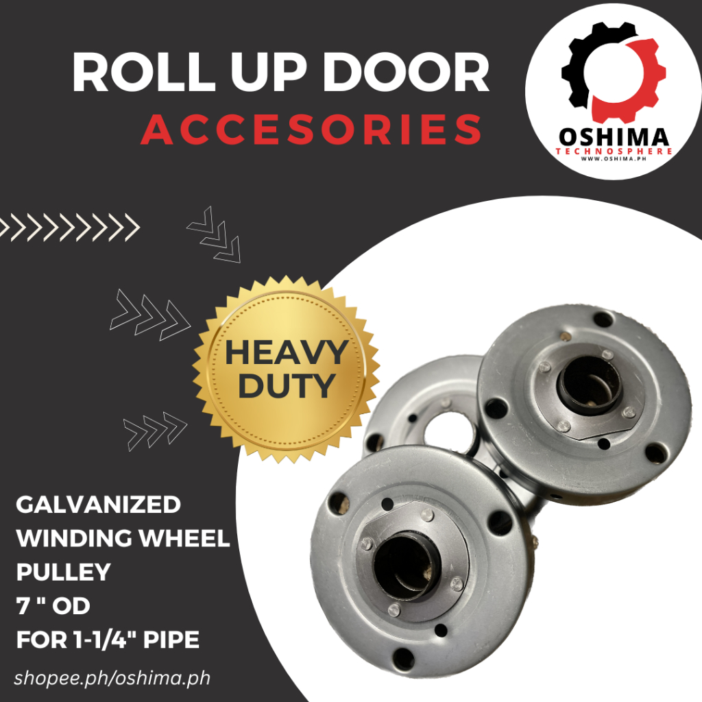 Roll Up Door Winding Wheel Pulley (7 inches) | Shopee Philippines