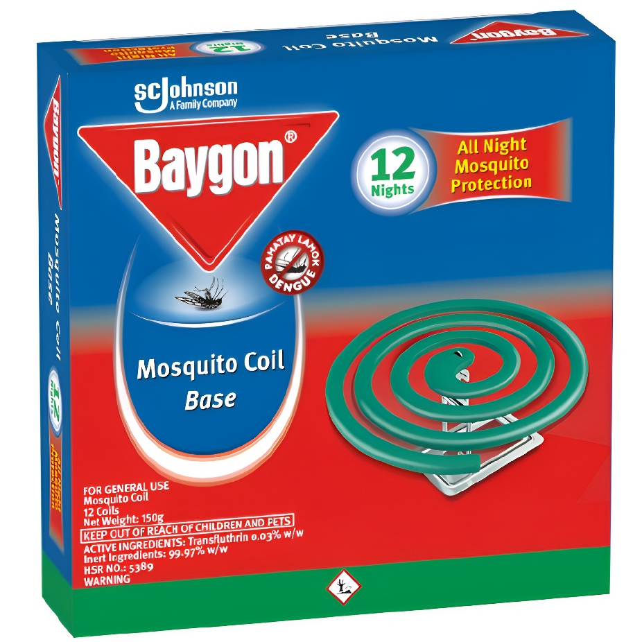 Baygon Mosquito Coil Anti-dengue Regular 150g | Shopee Philippines