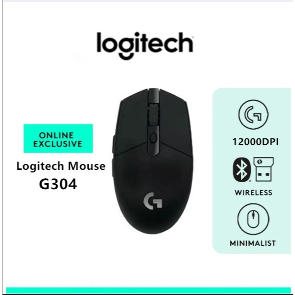 Logitech G304 Wireless Gamer Ergonomic Mouse 2.4G Notebook Office ...