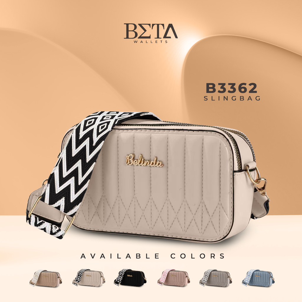 BETA Sling Bags For Woman B3362 | Shopee Philippines