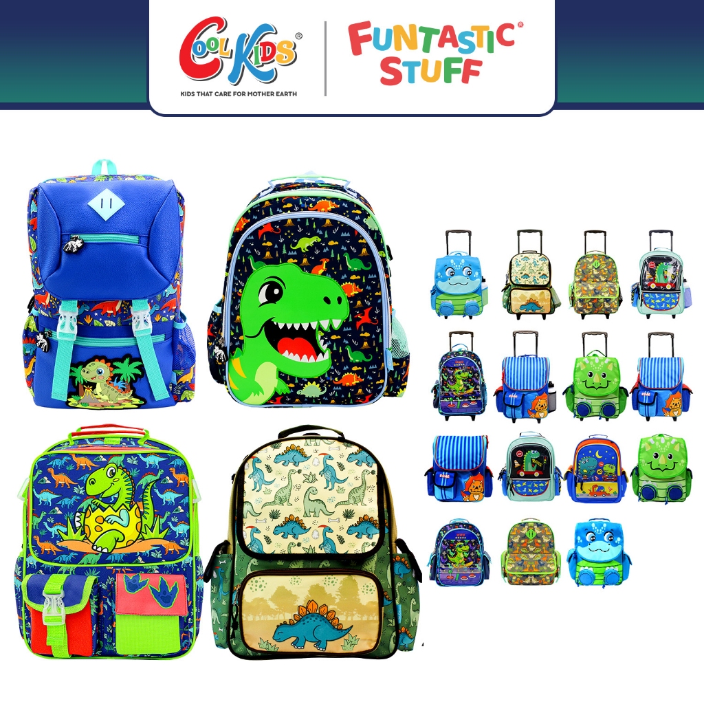 Cool Kids Dinosaur Bag for School Boys | Backpacks with and without ...