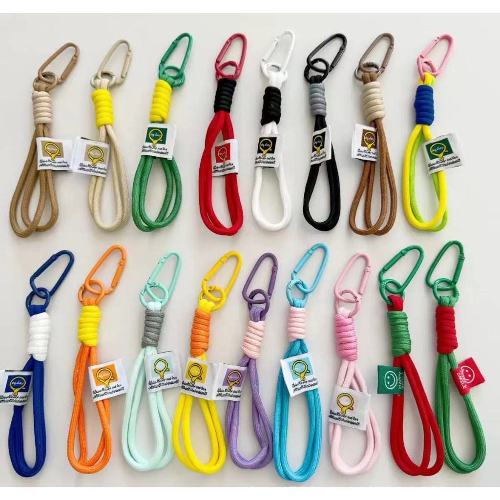 Outdoor Backpack Keychain Nylon Braided Rope Mobile Phone Anti-Lost ...