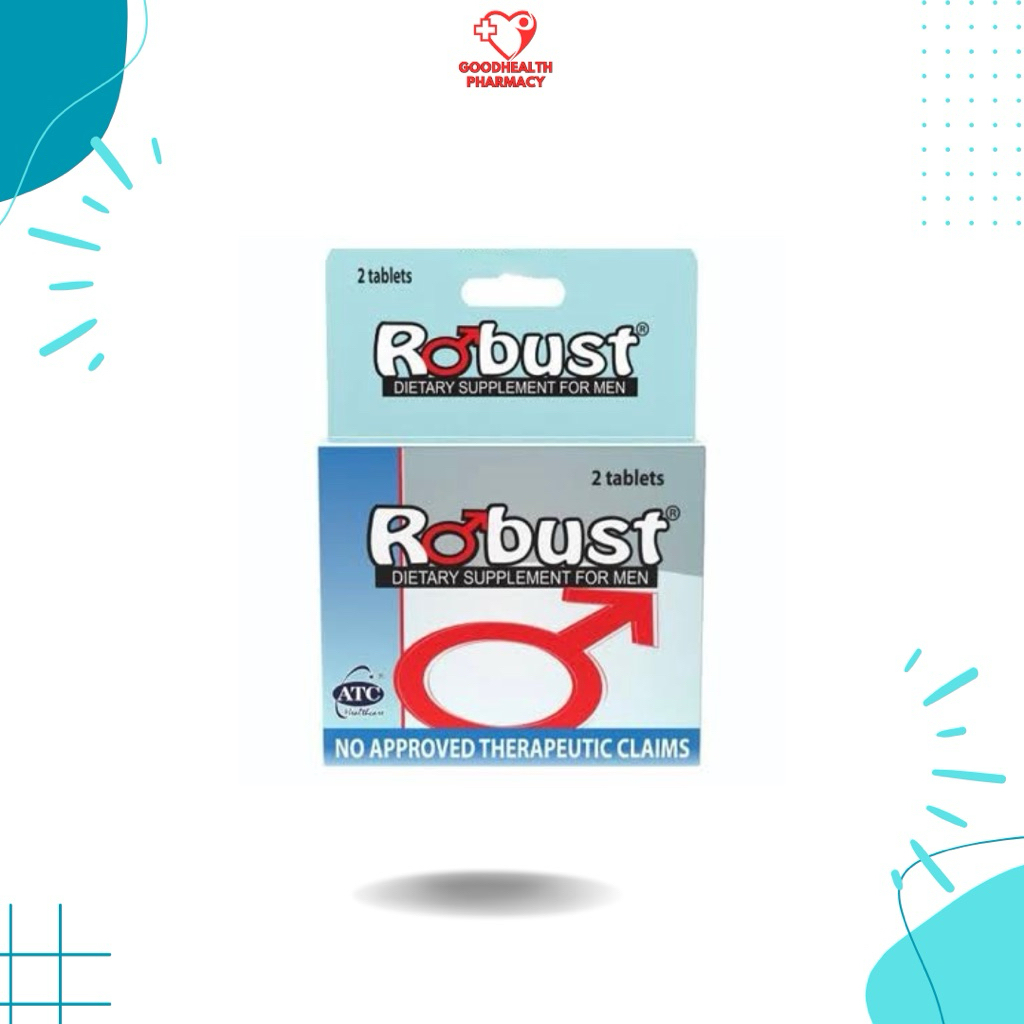 ROBUST 1 Box x 2 Tabs - Dietary Supplement for Men | Shopee Philippines